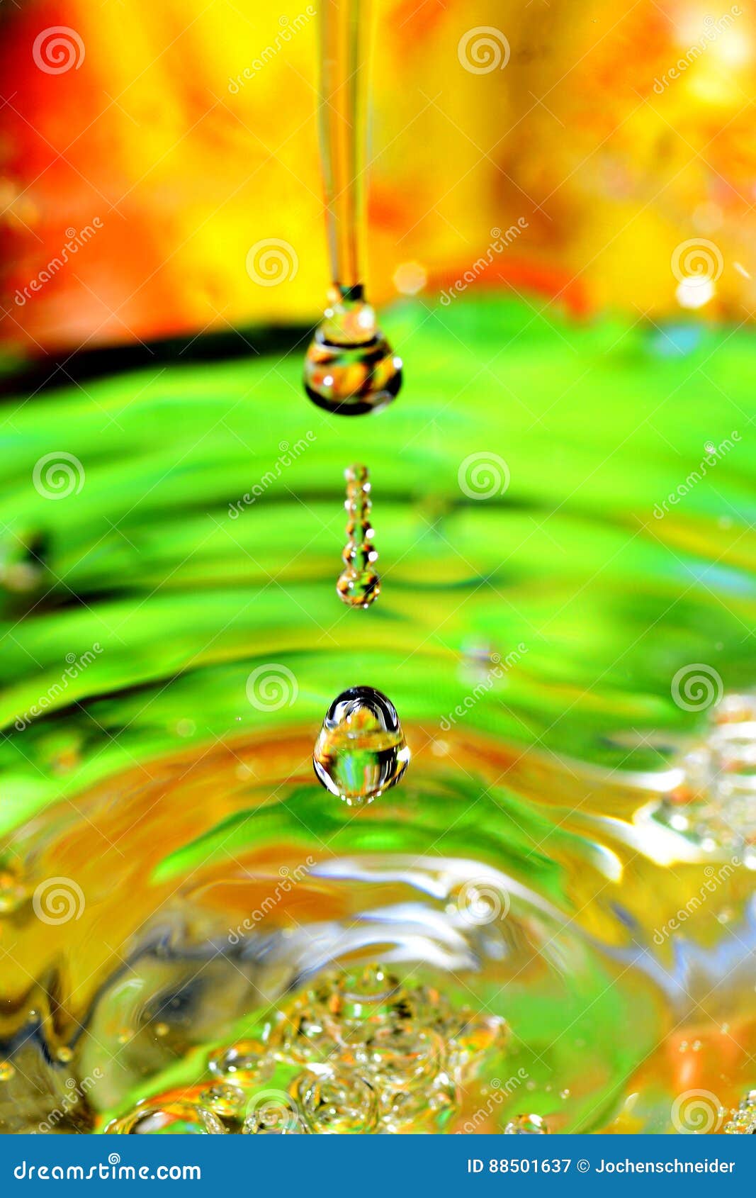 Water-drops falling down stock image. Image of peaceful - 88501637