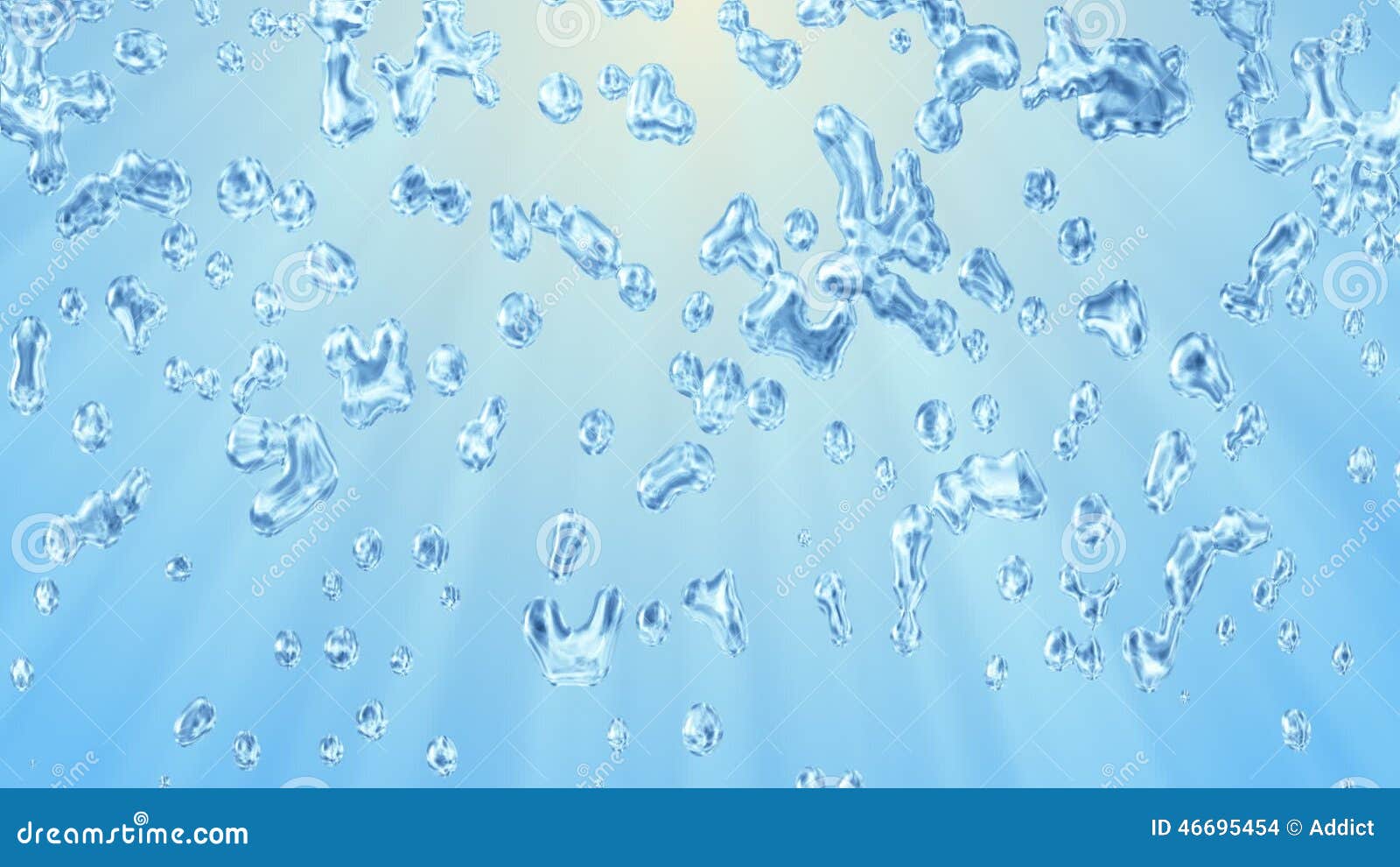 Falling Water Drop Animation