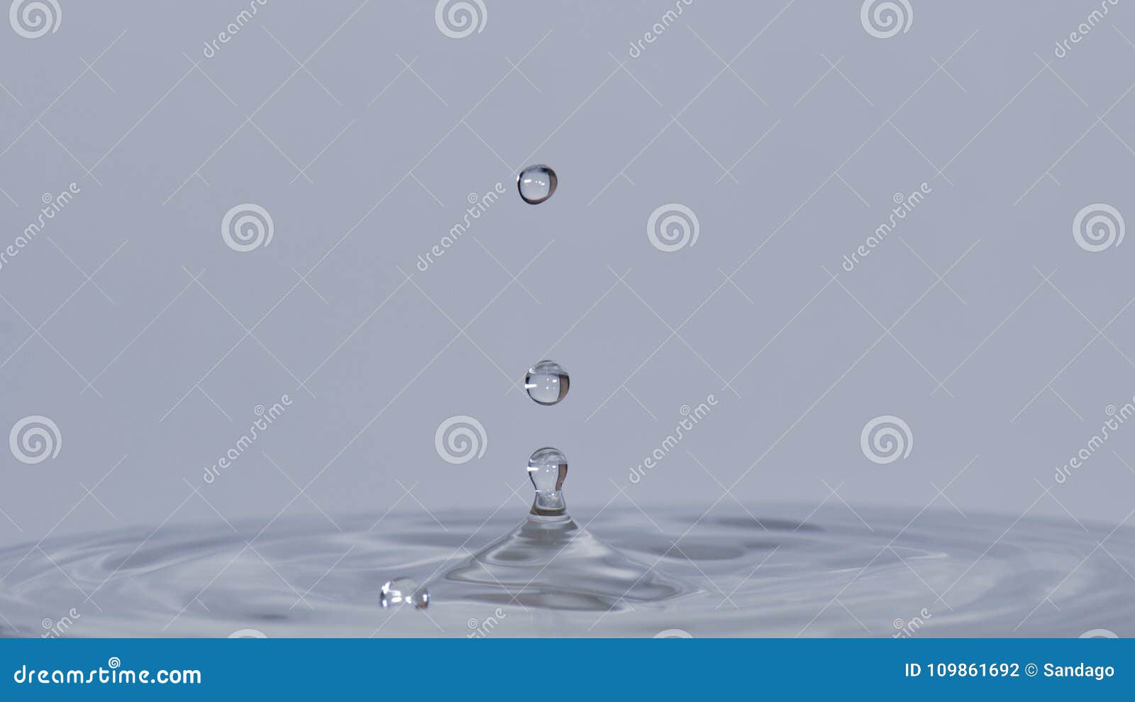 Water Drops Falling stock photo. Image of clear, macro - 109861692