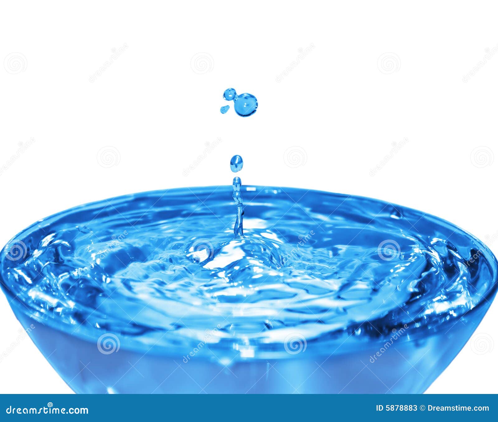 Water Drops Falling and Splash in Cup Stock Image - Image of liquid ...