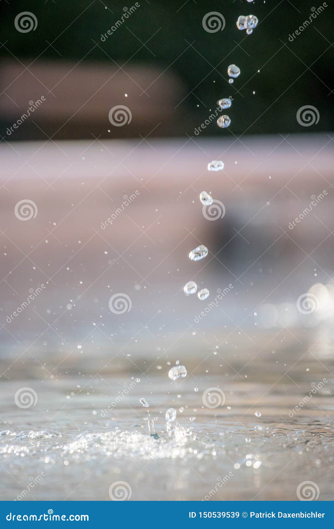 Water Drops Falling in Well Stock Image - Image of supply, spot: 150539539