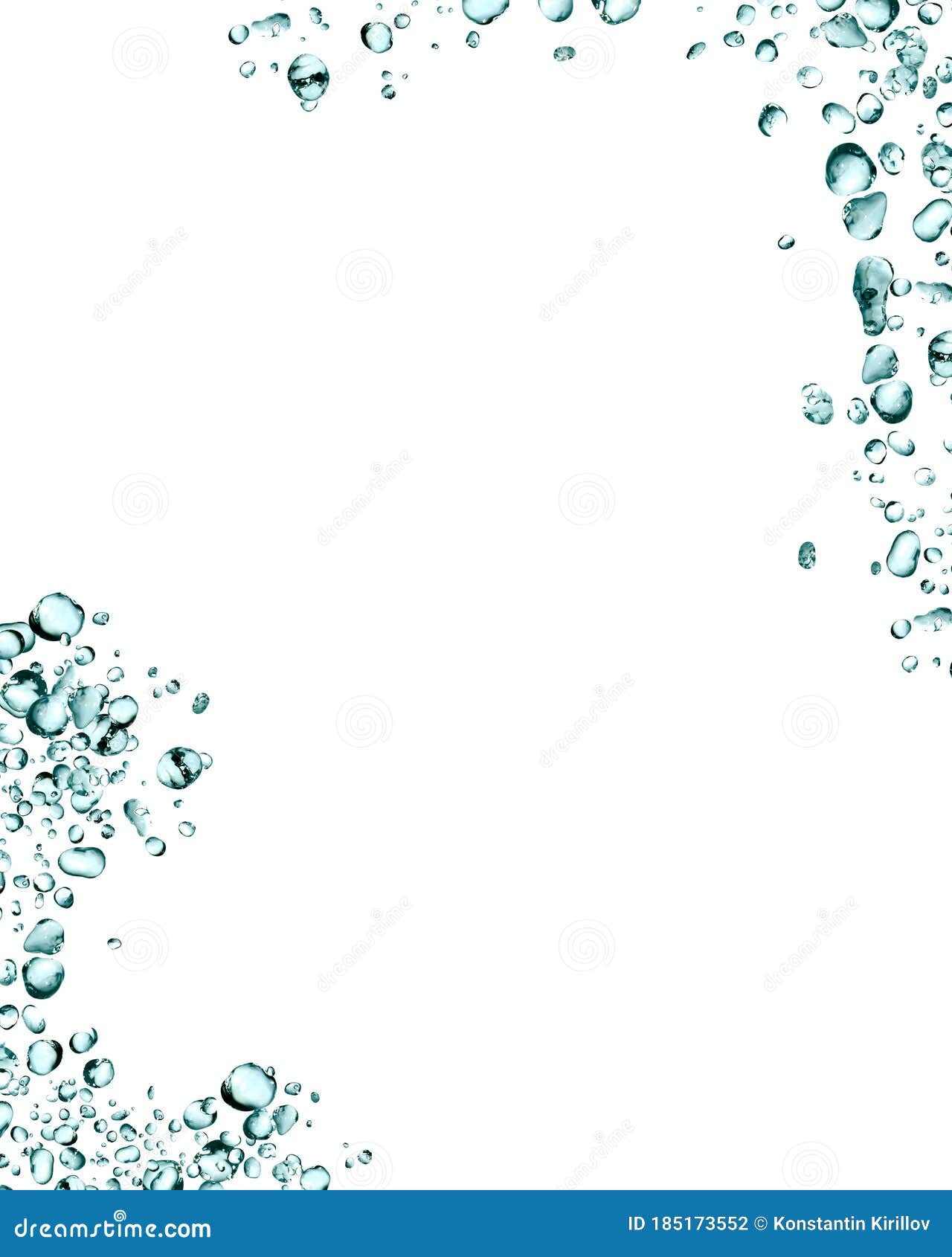 Water Drops Frame stock photo. Image of freshness, fresh - 185173552