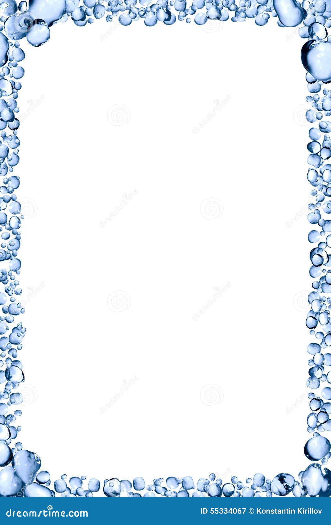 Water Drops Frame Royalty-Free Stock Photo | CartoonDealer.com #55334067