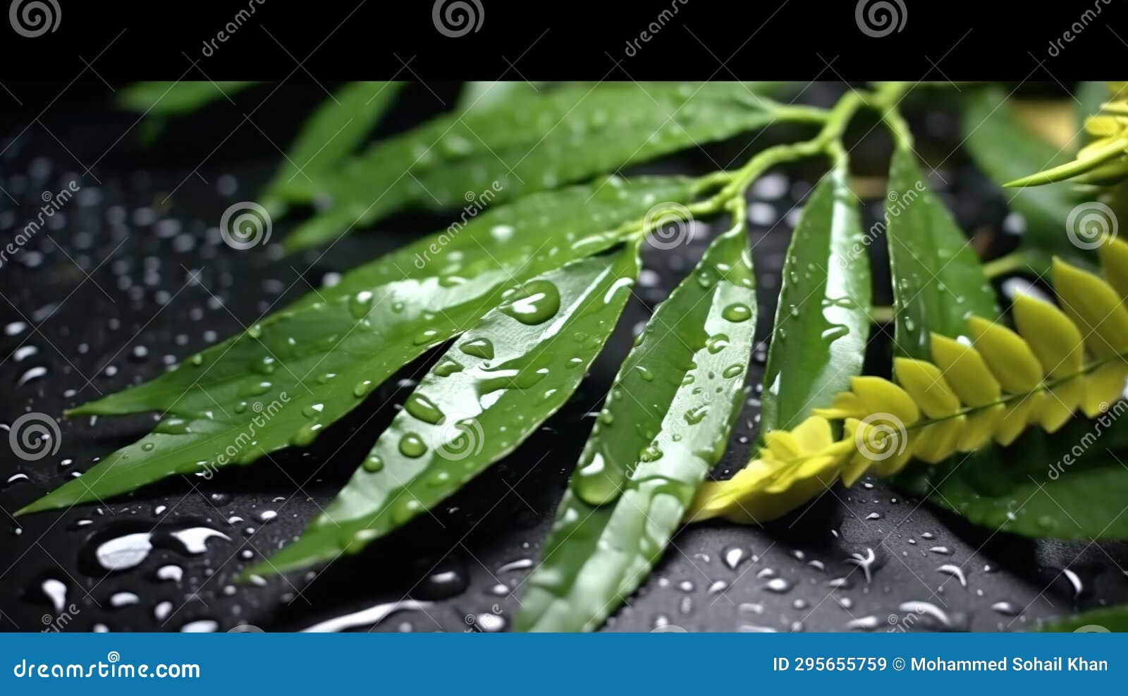 Curry Leaves Isolated On White Background. Vector Illustration Of Curry ...