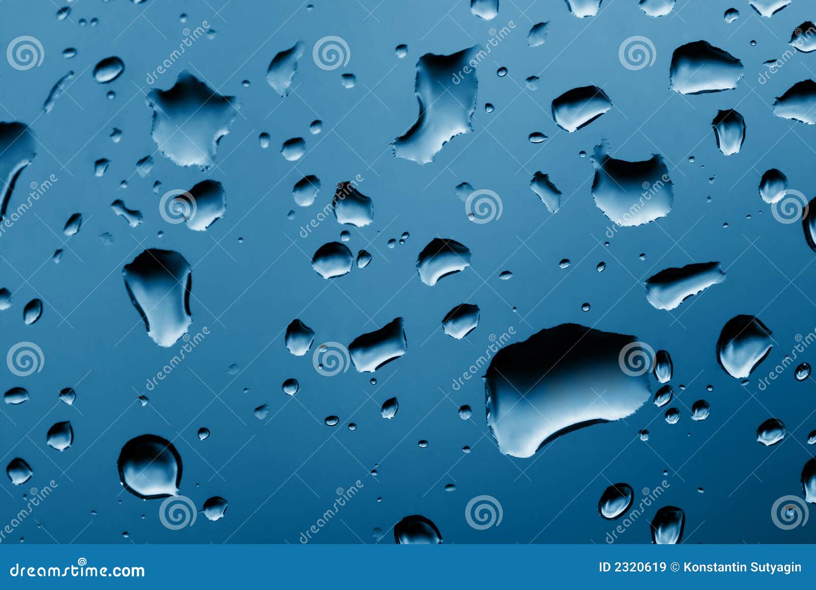 Water drops on glass stock image. Image of copyspace, horizontal - 2320619