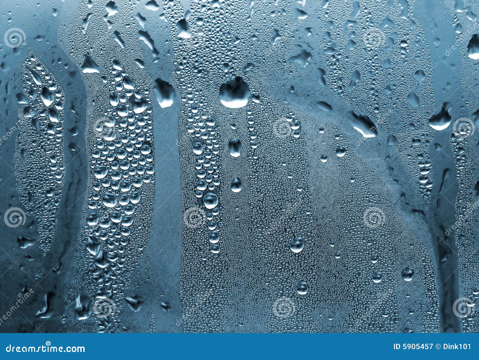 Water Drops On Glass Royalty Free Stock Photography - Image: 5905457
