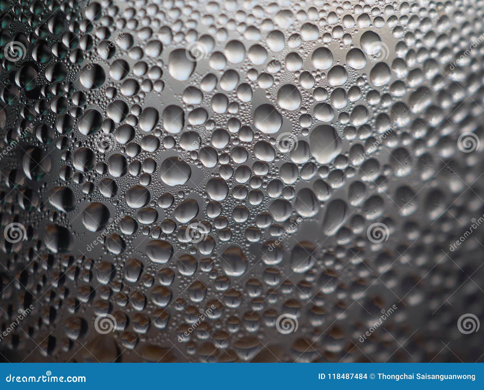 Water Drops on the Glass for Design, Textures and Backgrounds. Stock ...