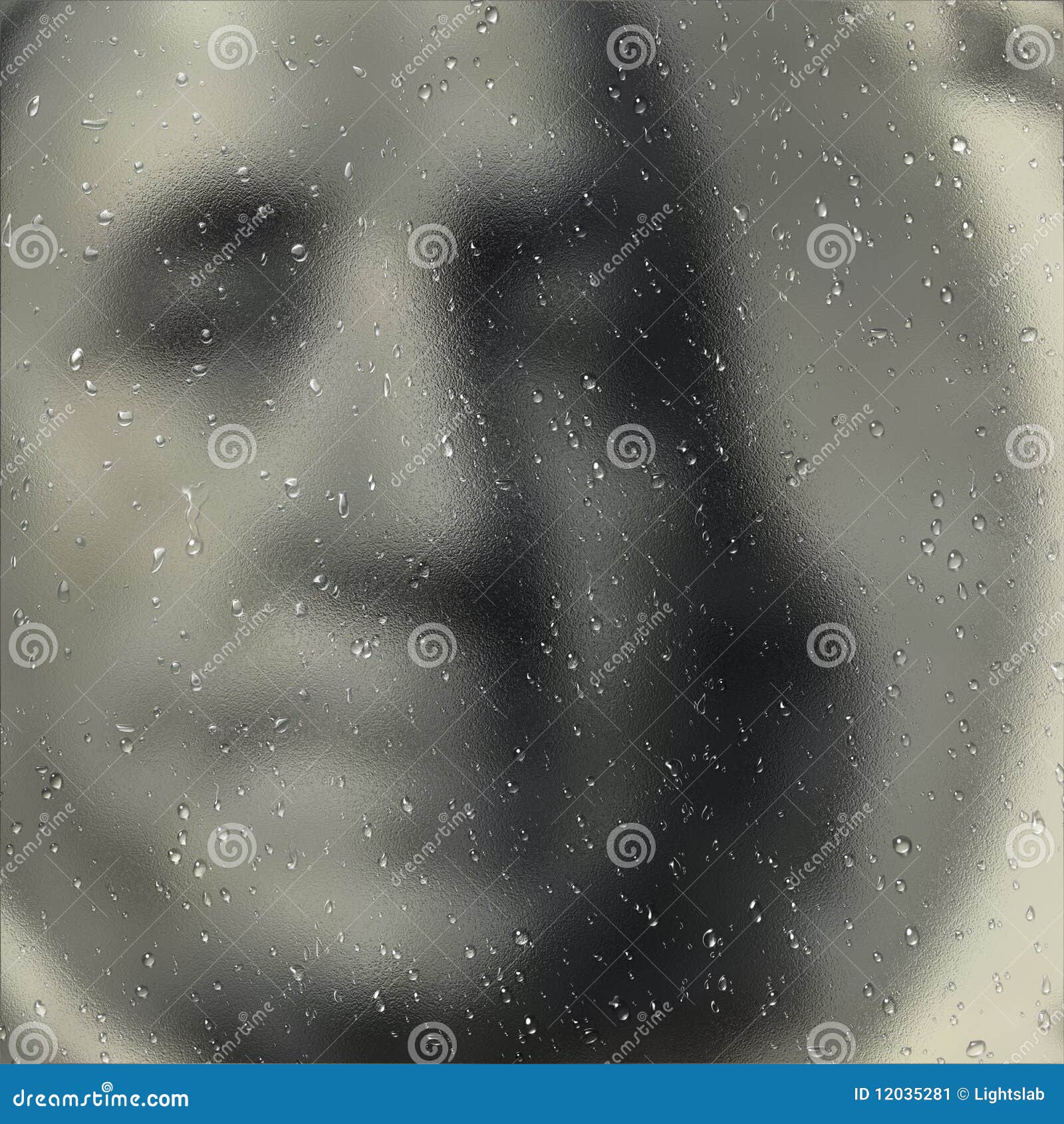 Water Drops with Glass Effect Stock Illustration - Illustration of ...