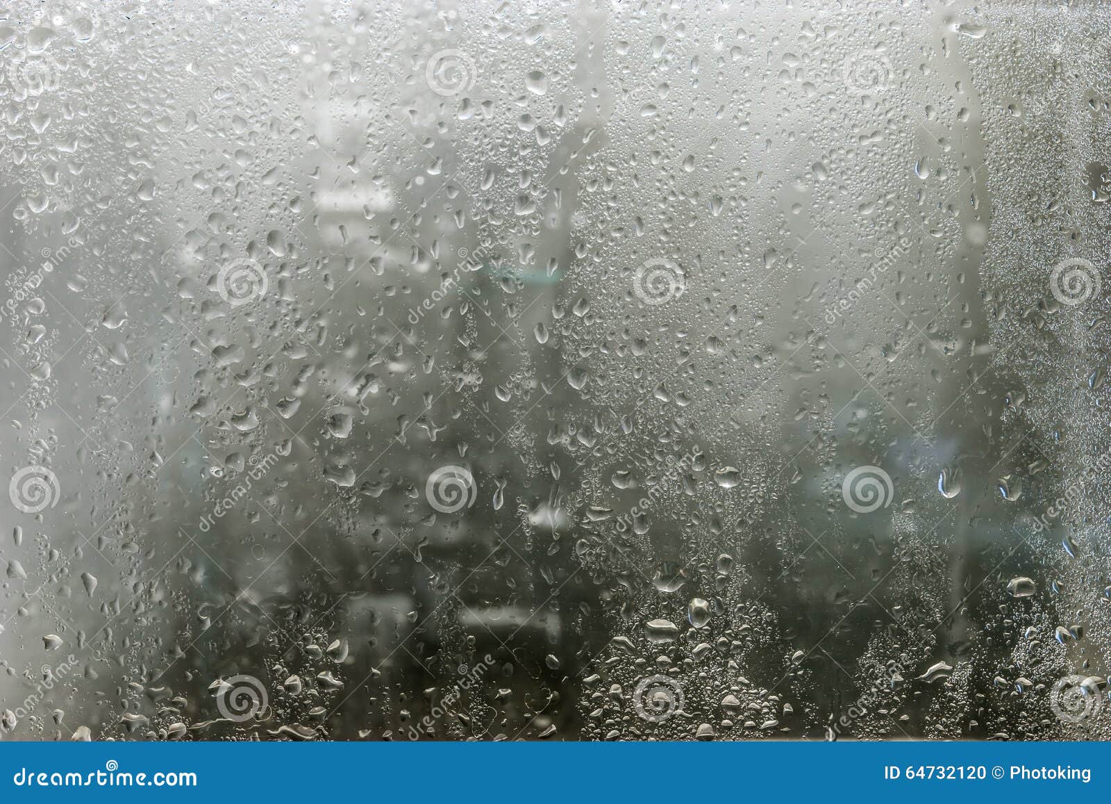 Water drops on glass stock photo. Image of drops, blury - 64732120