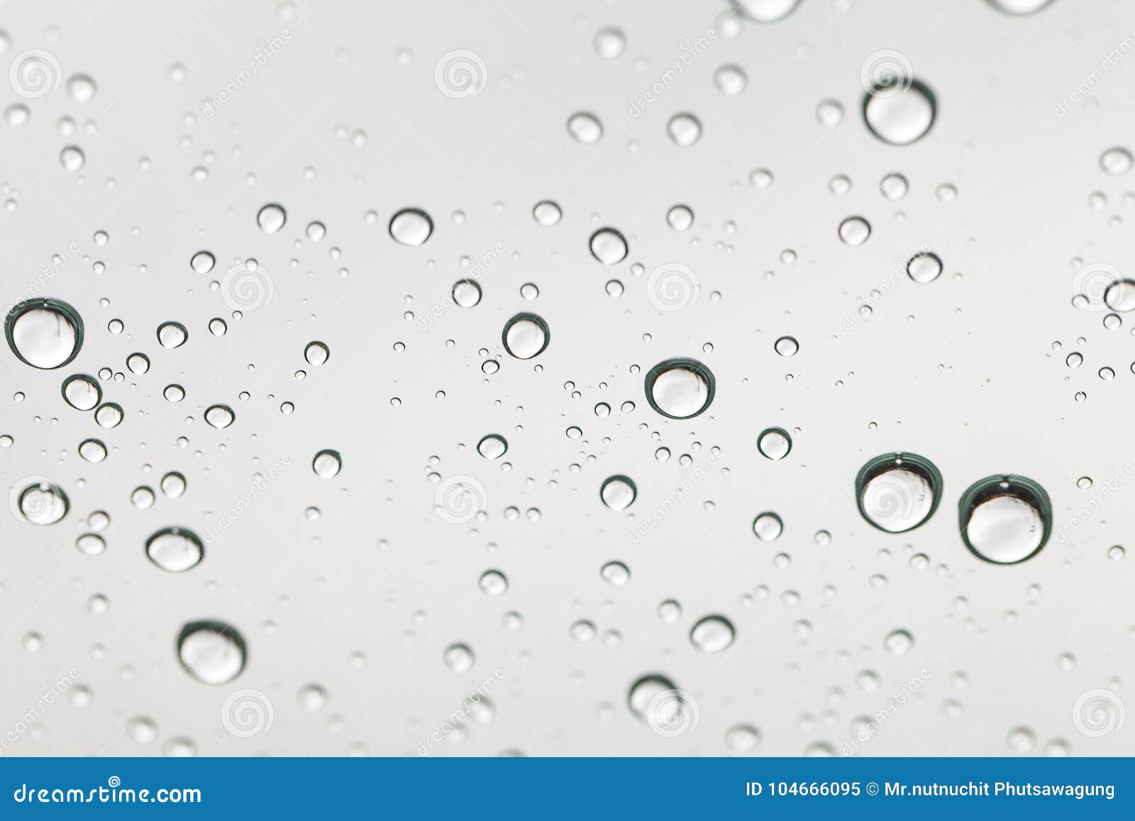 Water drops on glass stock image. Image of glass, raindrop - 104666095