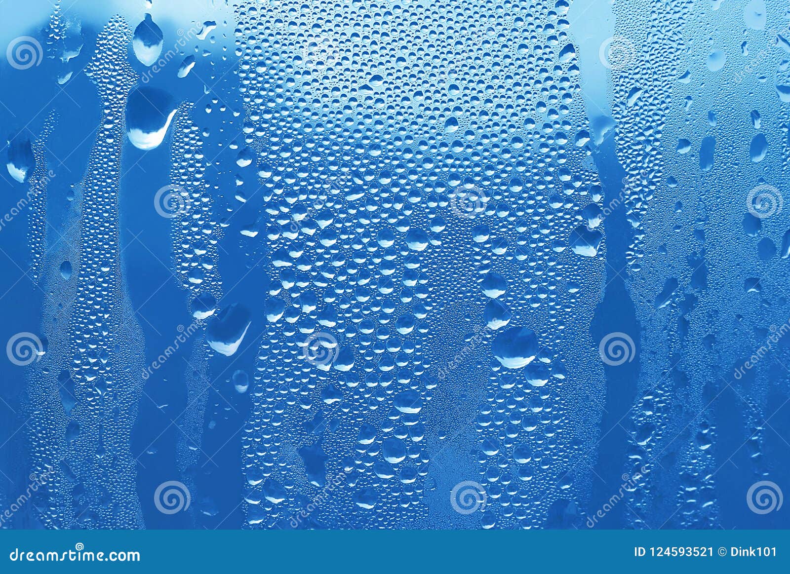 Water drops on glass stock image. Image of glossy, glass - 124593521