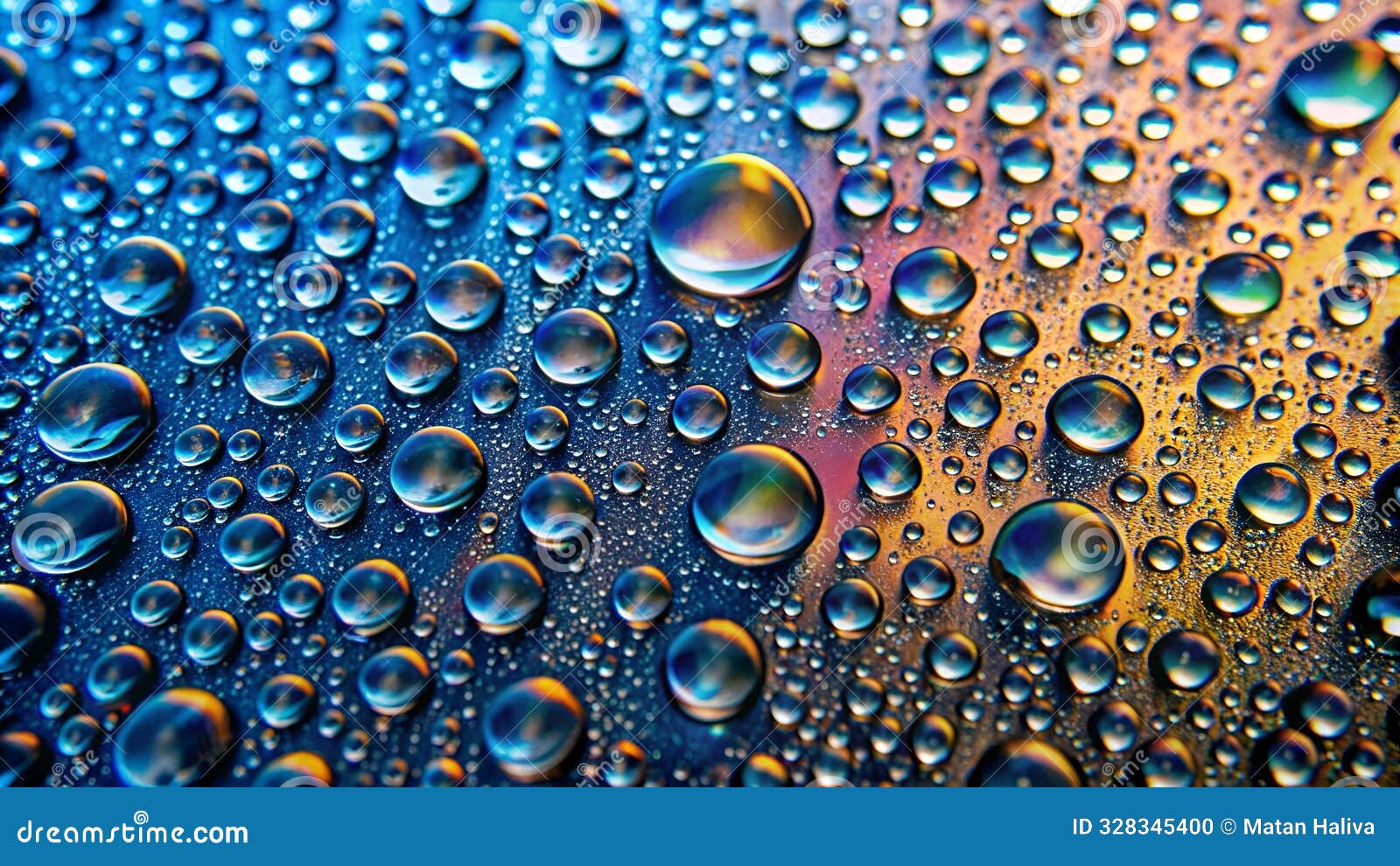 Water Drops on Glass Texture Stock Photo - Image of water, blue: 328345400