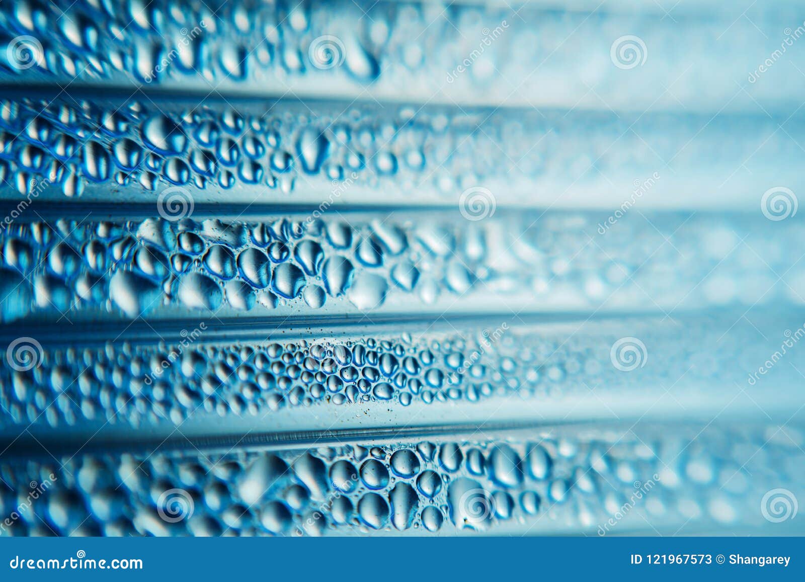 Water Drops at Gradient Background, Covered with Water Drops ...
