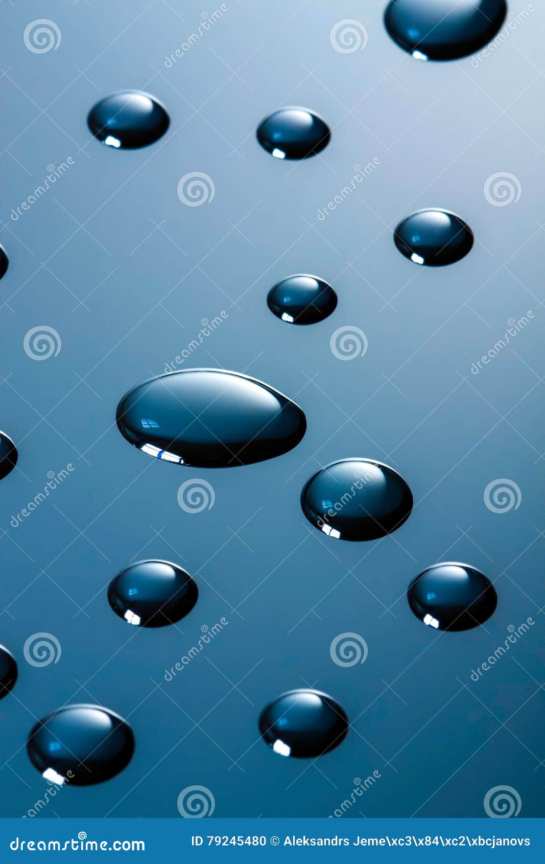 Water Drops on Gradient Background Stock Photo - Image of drops ...