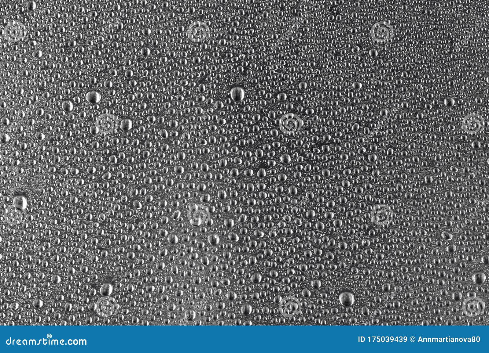 Water Drops on Gray Background Stock Image - Image of healthy, liquid ...