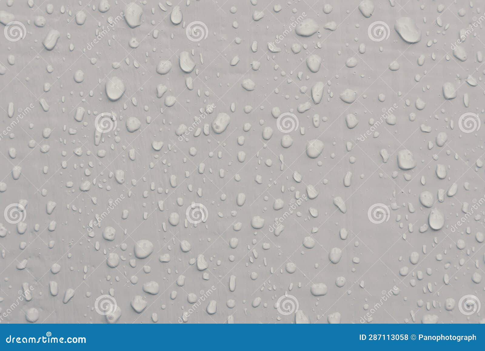 Water Drops an Gray Surface. Abstract Water Drops Background. Stock ...