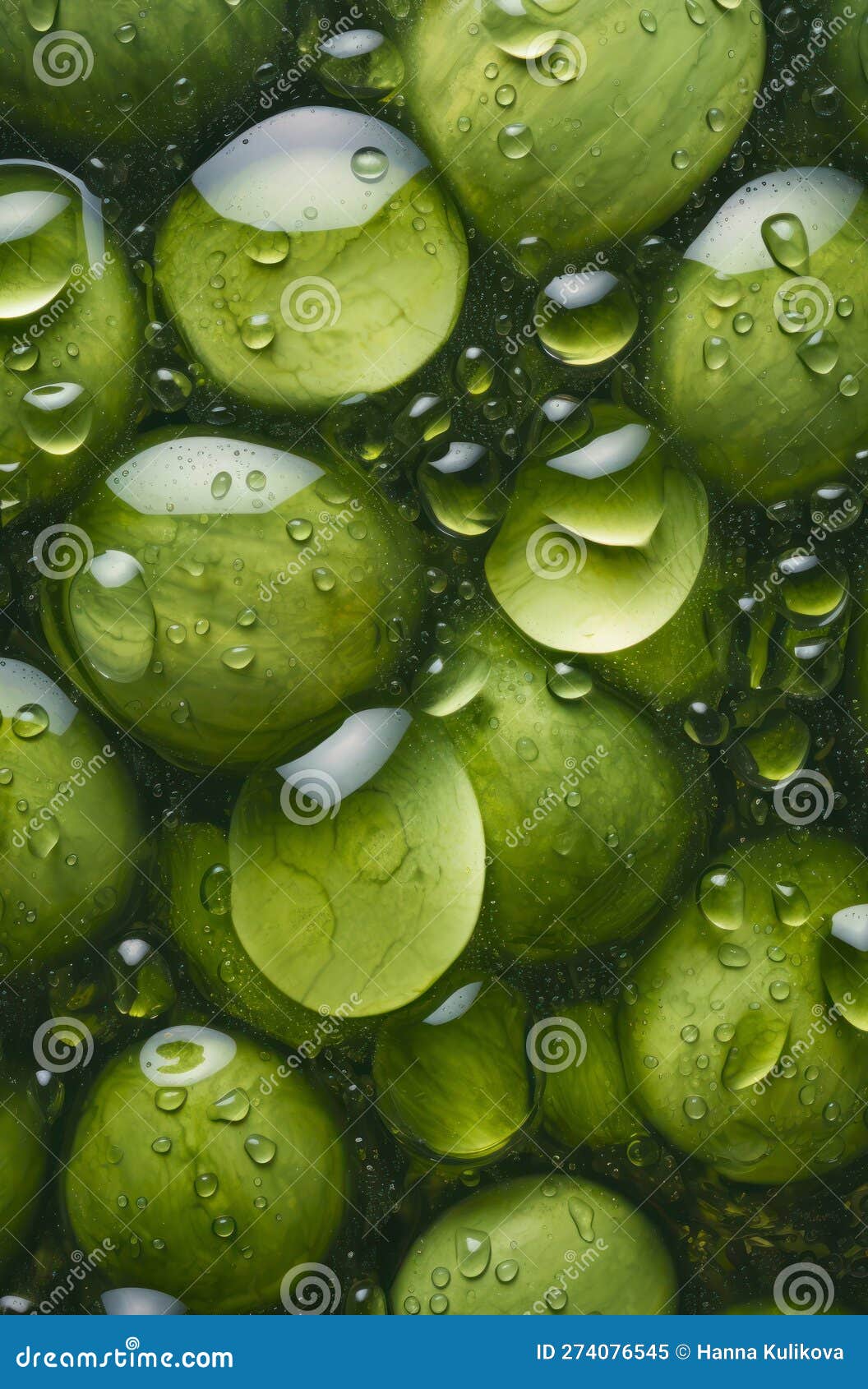Texture with Green Bubbles. Stock Illustration - Illustration of fresh ...