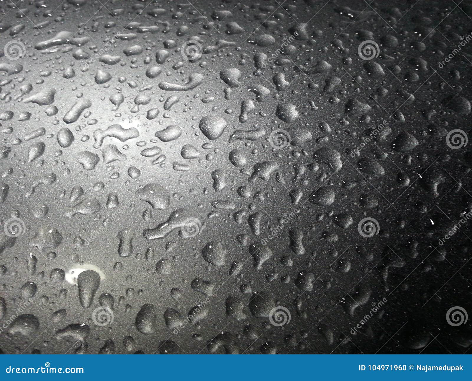 Water Drops on Grey Floor Ceramic Tile Stock Photo - Image of ceramic ...