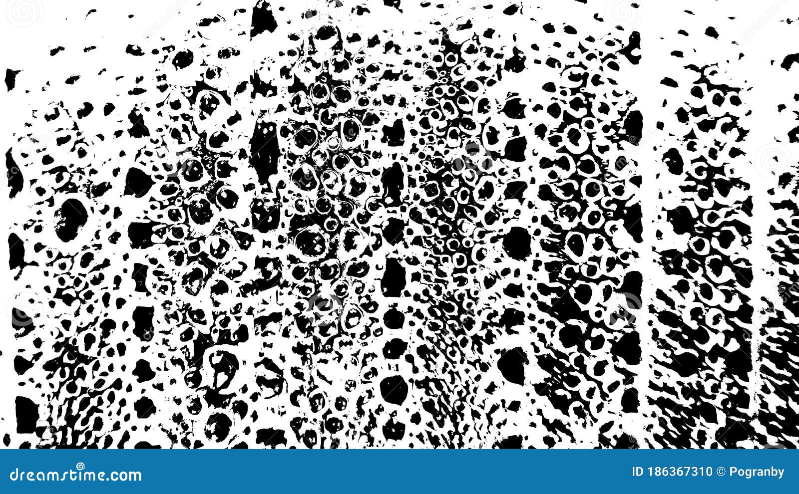 Water Drops Grunge Pattern. Black White Condensate Texture Vector ...