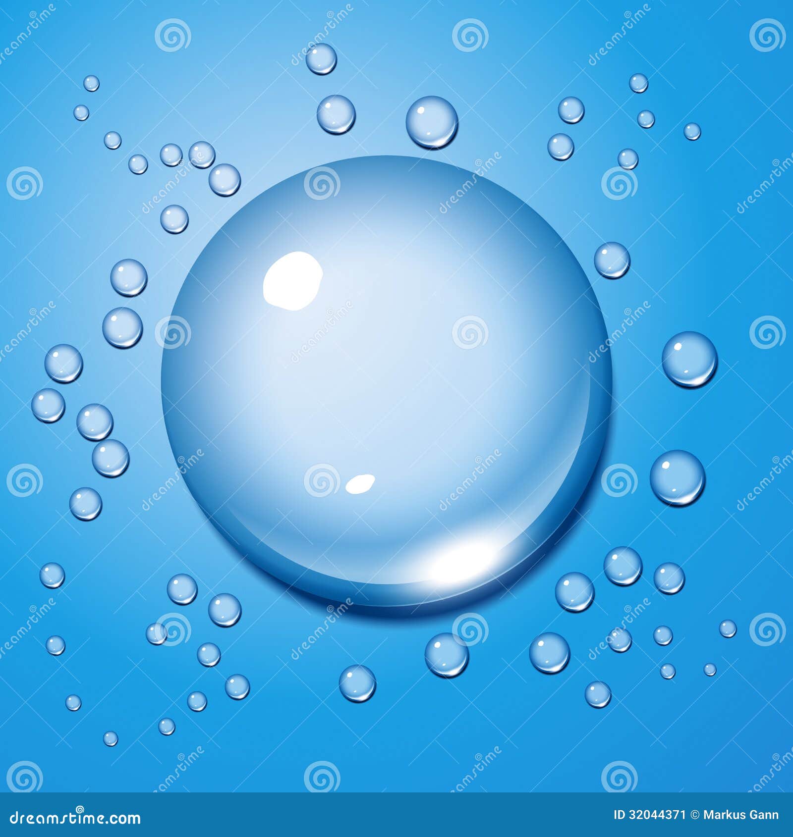 Water Drops Stock Image - Image: 32044371