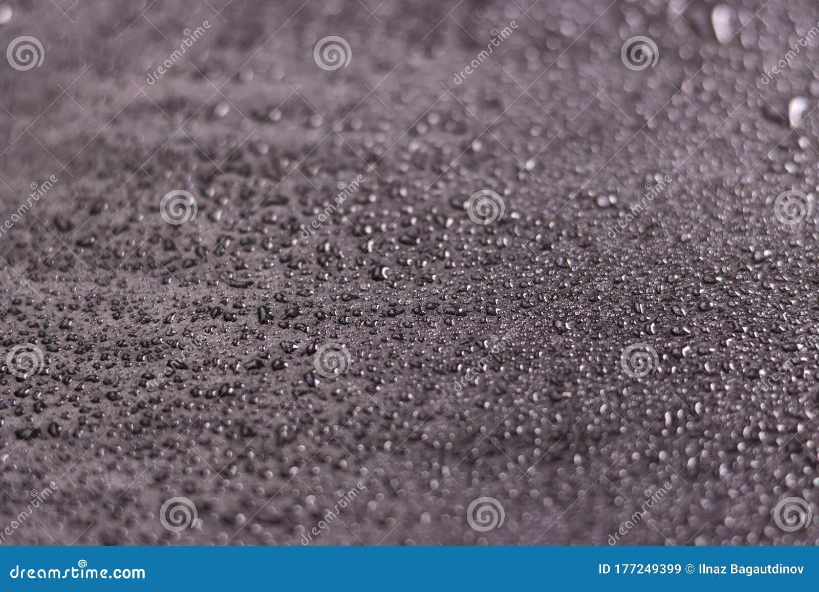 Water Drops Isolated on a Black Background Stock Image - Image of drop ...
