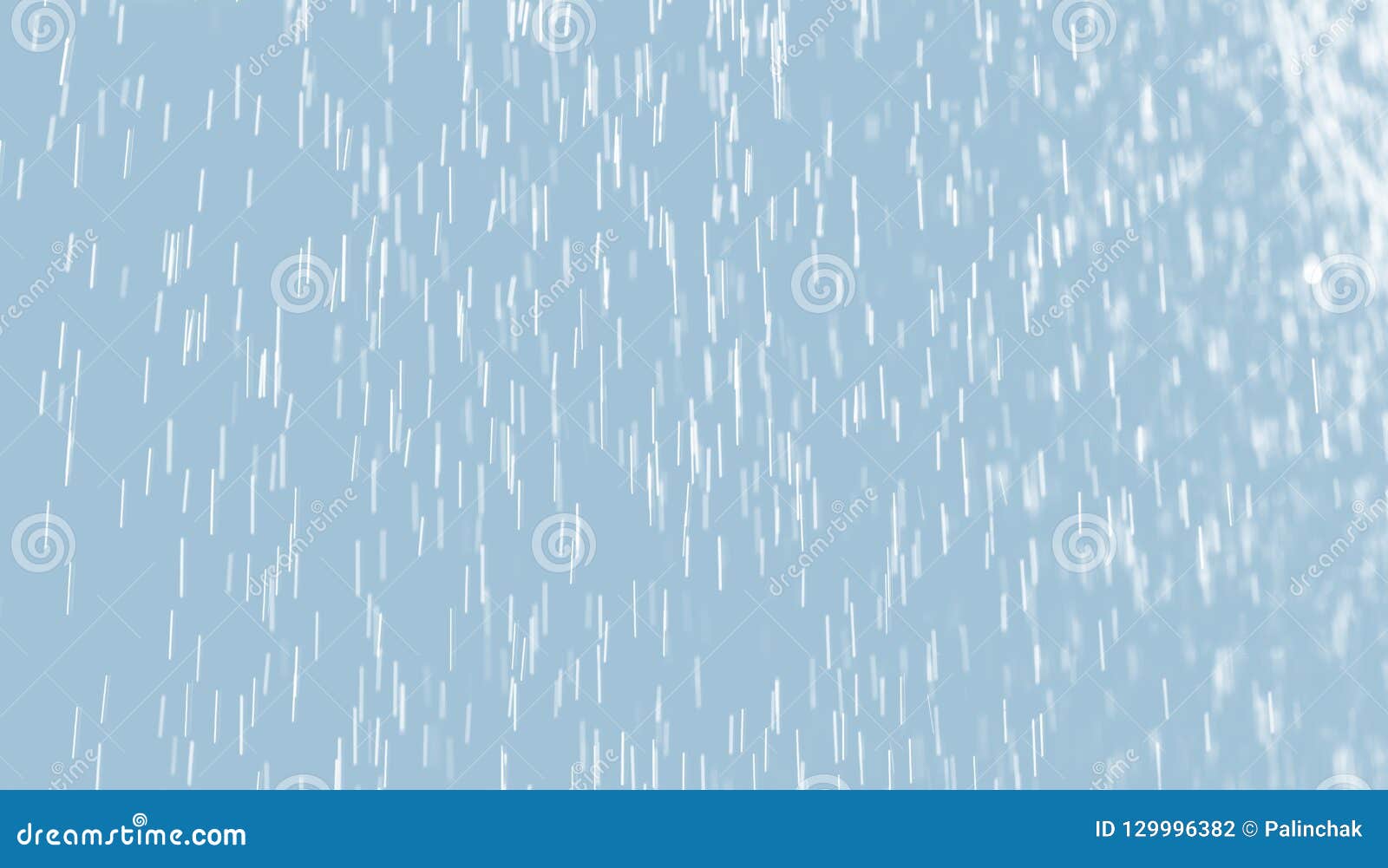 Water Drops in Light Blue Tonality Stock Photo - Image of glitter ...