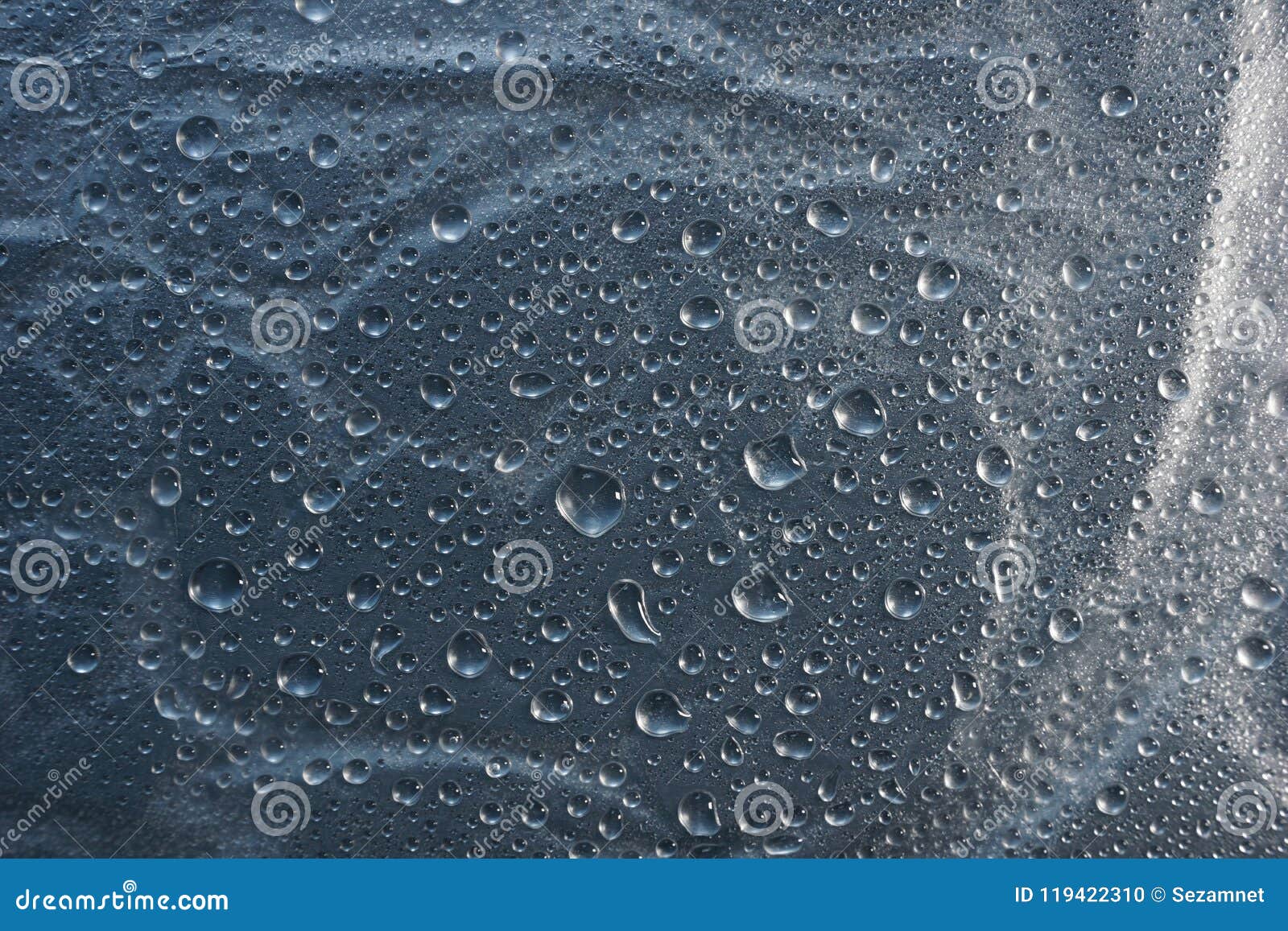 Water Drops on Metal Surface Texture Background Stock Photo - Image of ...
