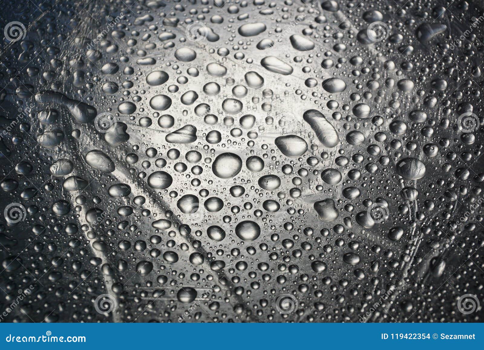 Water Drops on Metal Surface Texture Background Stock Photo - Image of ...