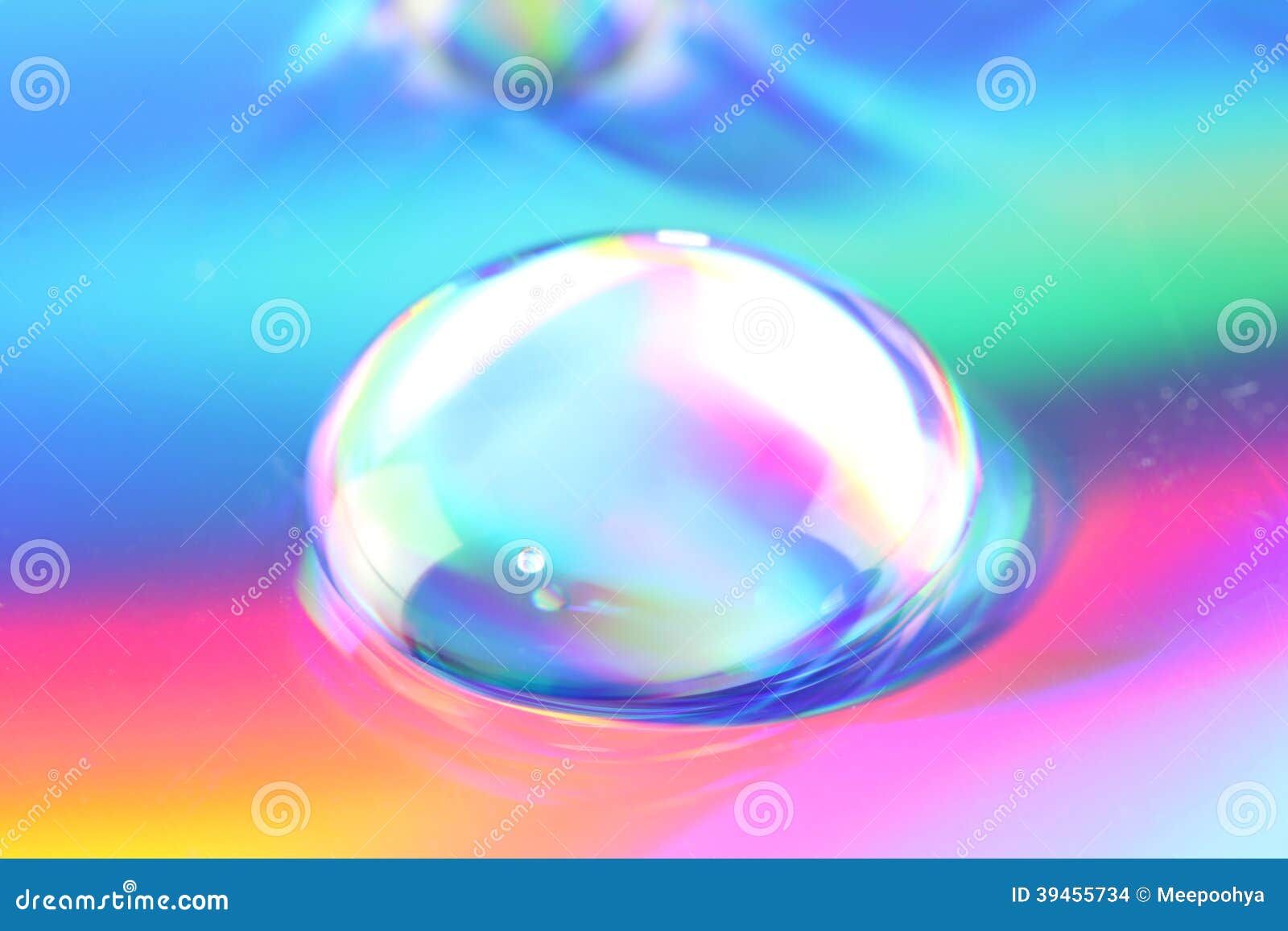 Water drops on mix color. stock photo. Image of colorful - 39455734