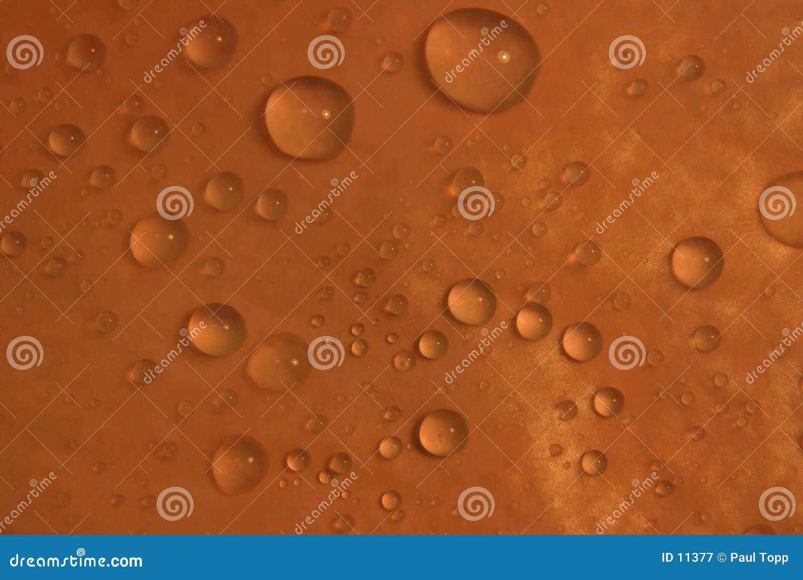 Water Drops on Orange Background Stock Image - Image of splashes ...