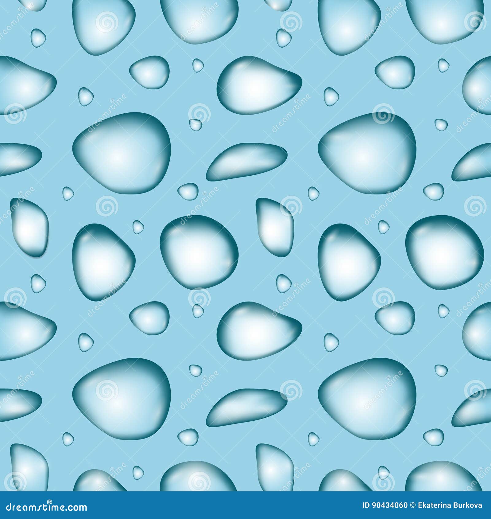 Water drops pattern stock vector. Illustration of condensation - 90434060