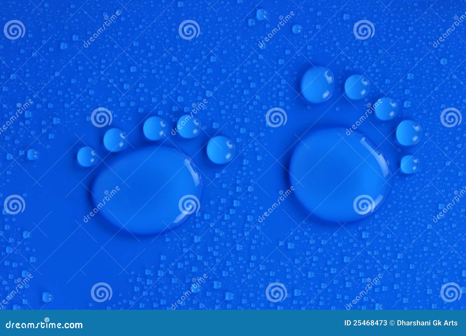 Water Drops Texture. Drop Splash Water Pattern. Selective Focus ...