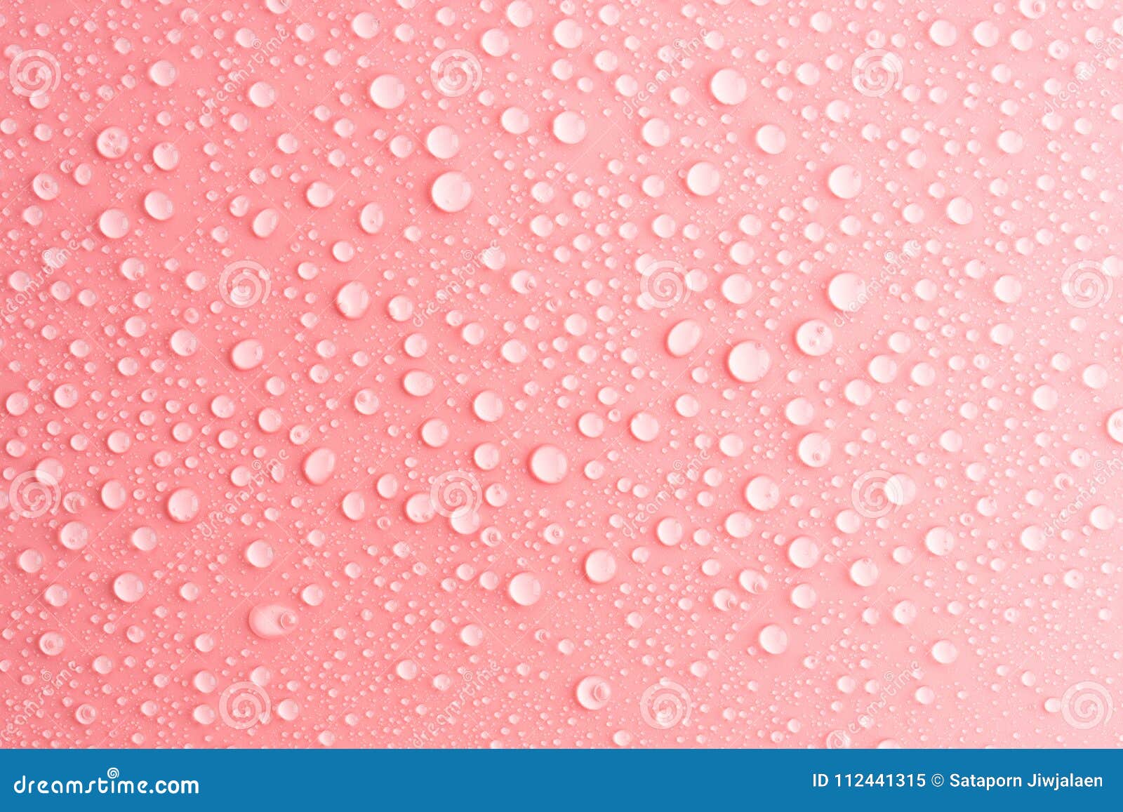 Water Drops Pink Background Stock Image - Image of environment, clean ...