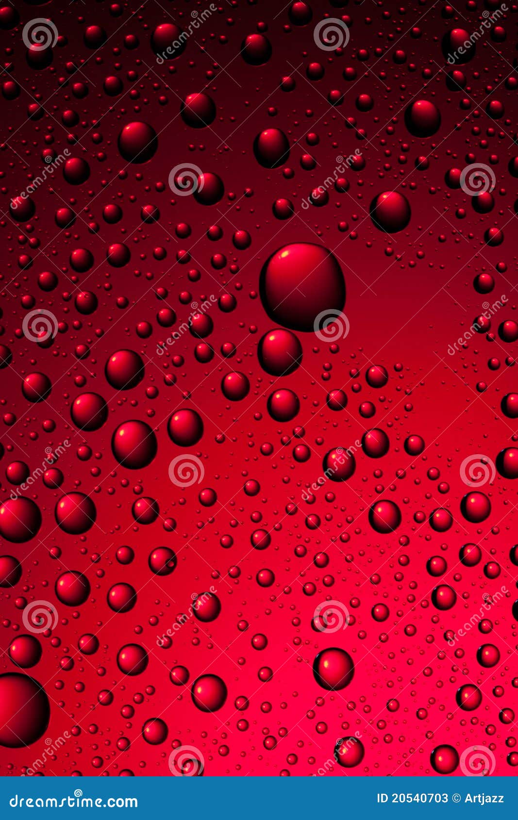 Water drops on red stock image. Image of cold, beauty - 20540703