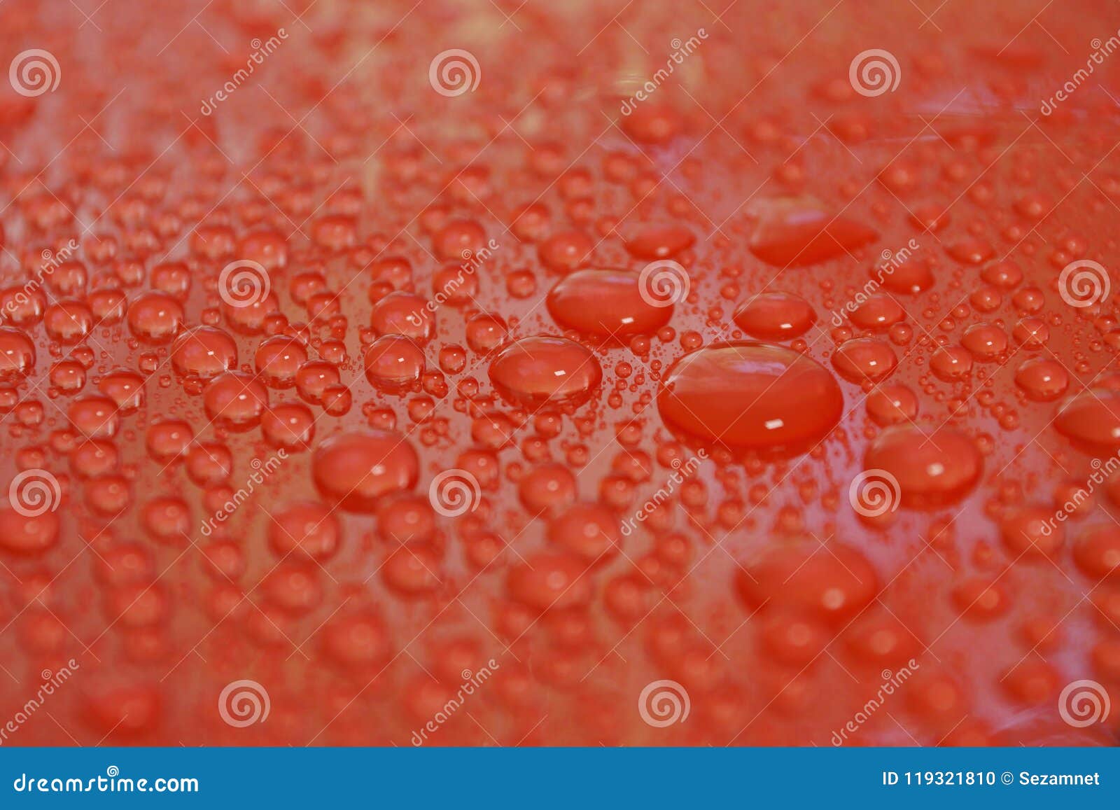 Water Drops on Red Background Texture Stock Photo - Image of relax ...