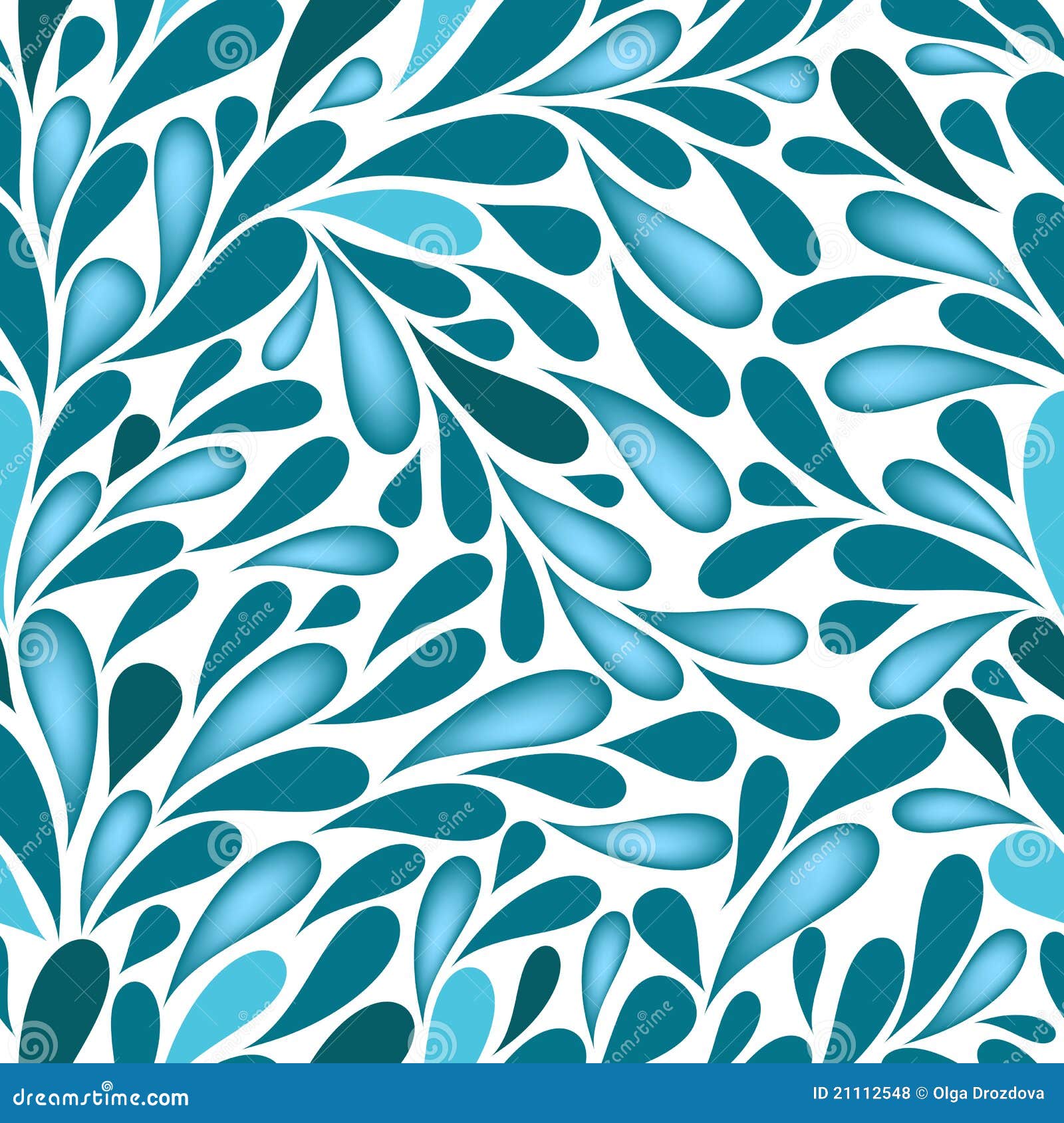 Water Drops Repeating Wallpaper Stock Vector - Illustration of white ...