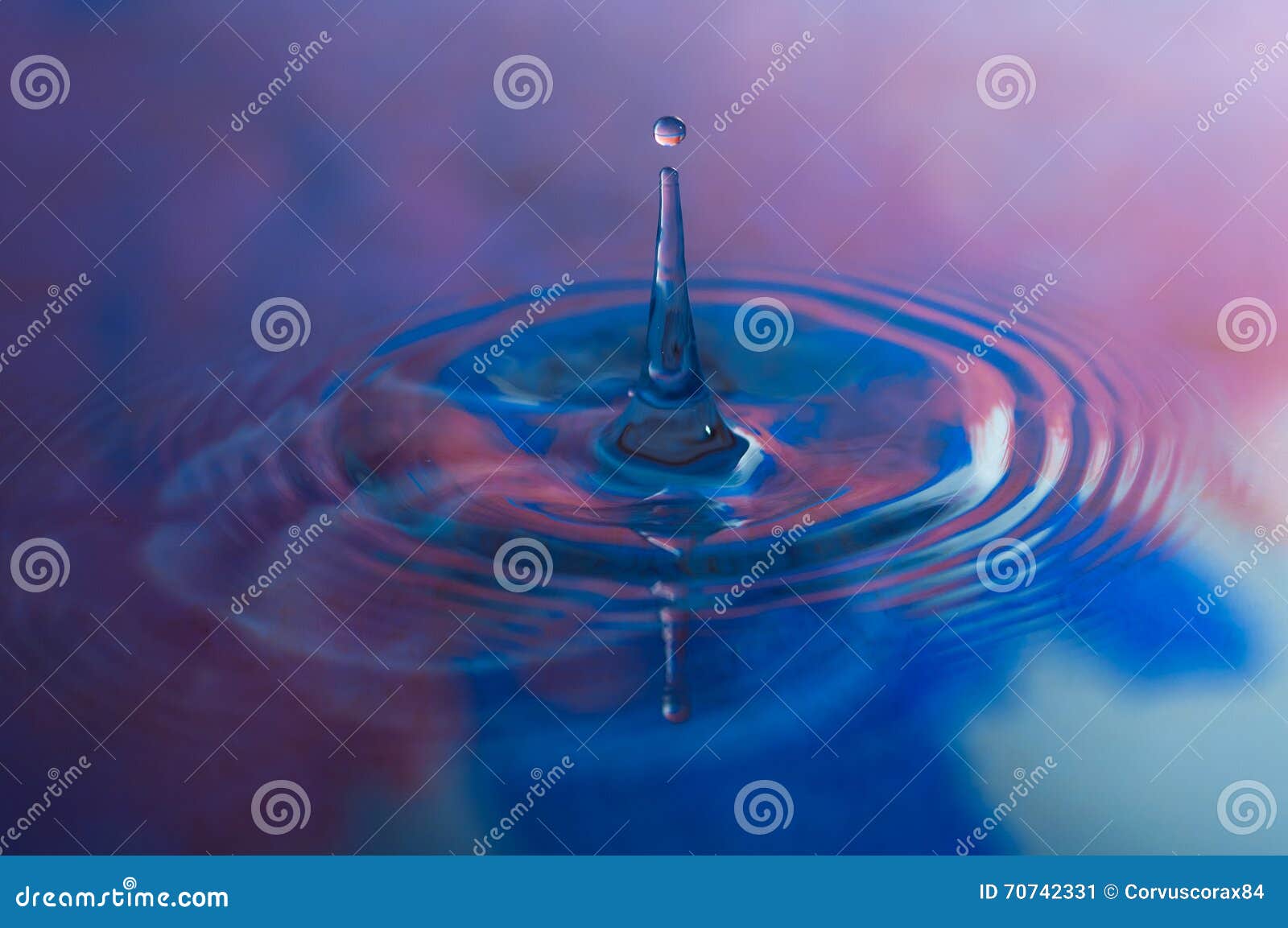 Water Drops and Ripples stock image. Image of high, dripping - 70742331
