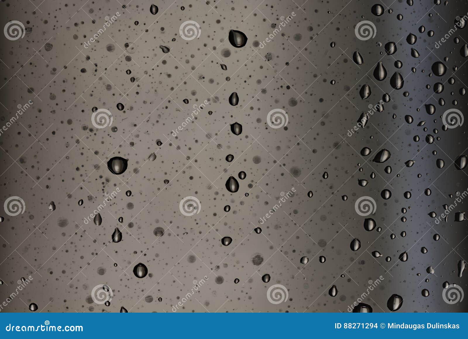 Water Drops on Shower Glass. Macro Stock Photo - Image of clean, drops ...