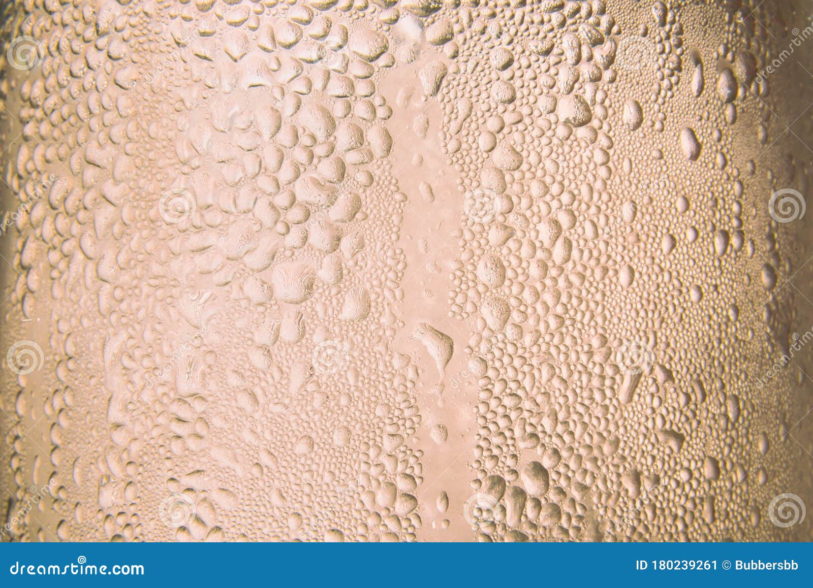 Water Drops on the Side of the Flask.Background & Texture Stock Image ...