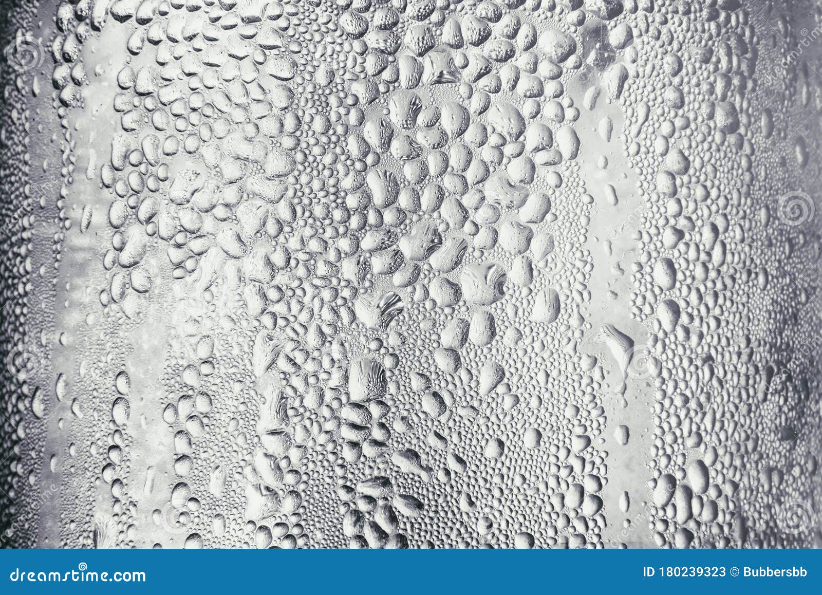 Water Drops on the Side of the Flask.Background & Texture Stock Image ...