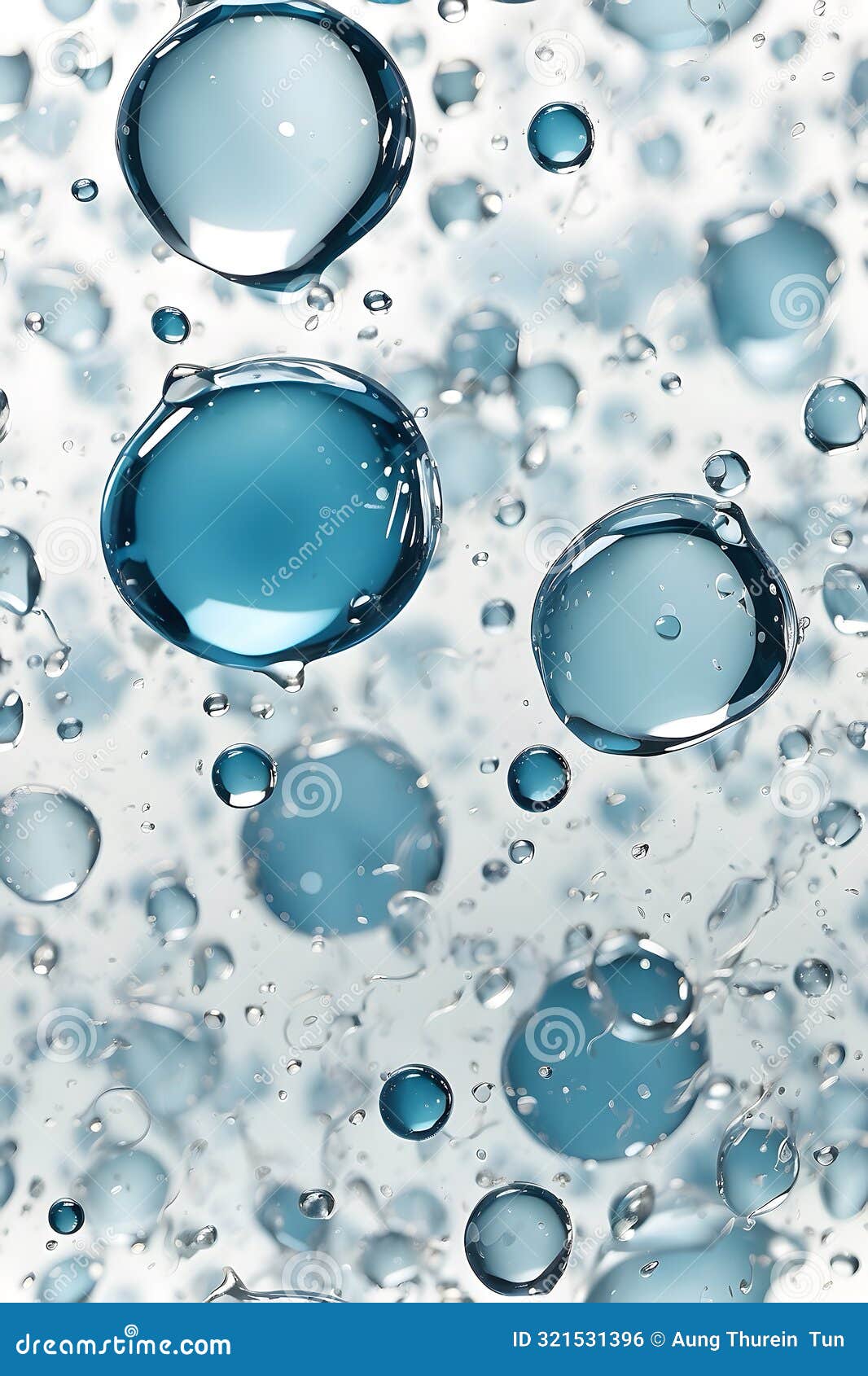 Water Drops and Splashes Abstract Art Stock Photo - Image of drink ...