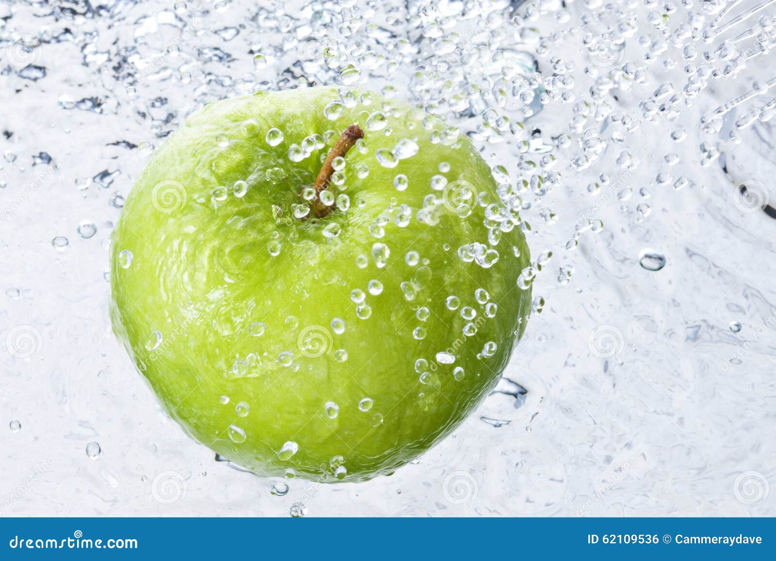 Water Drops Spray Apple stock photo. Image of organic - 62109536