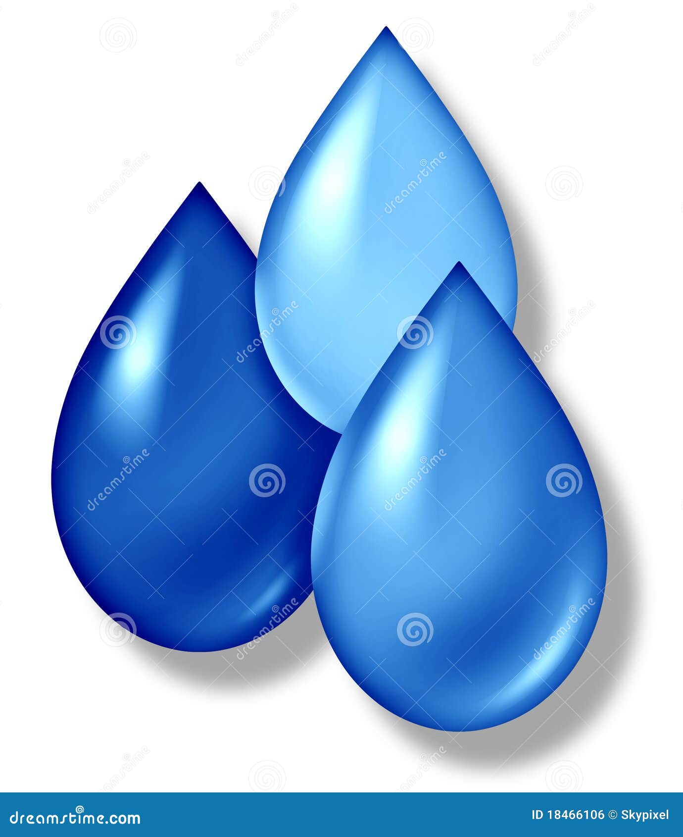 Water drops symbol stock illustration. Illustration of sign - 18466106