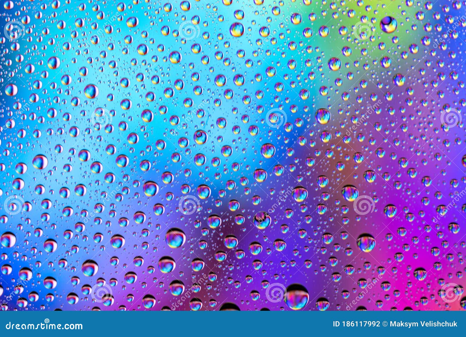 Water Drops Texture Background. Rain on Window Glass Stock Photo ...