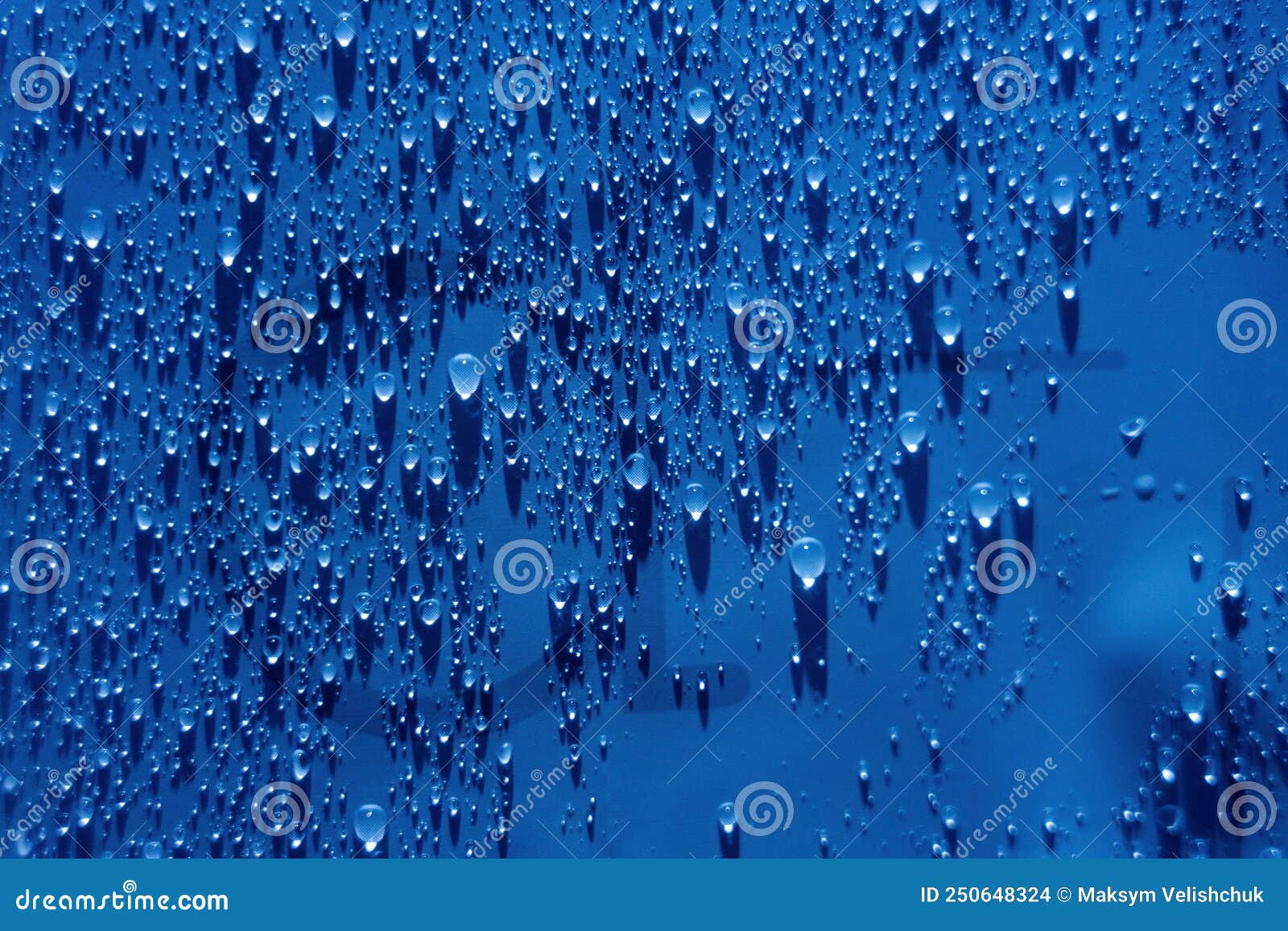 Water Drops Texture. Drop Splash Water Pattern. Selective Focus ...