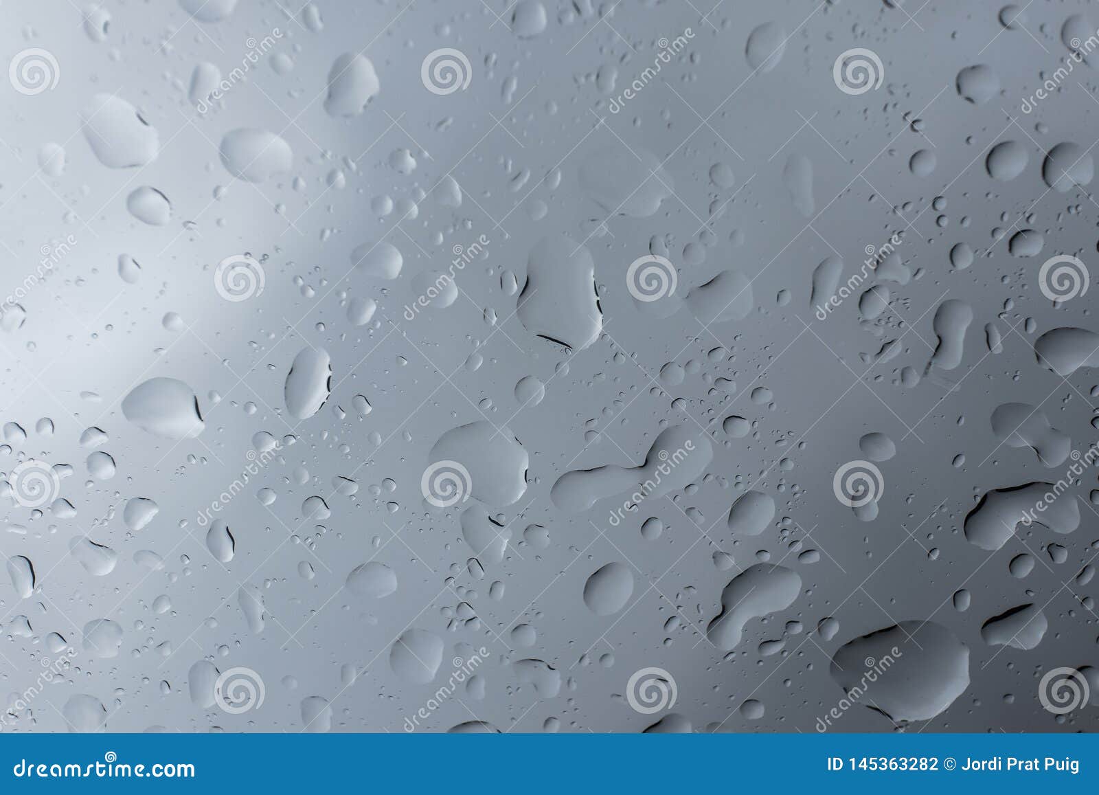 Water Drops Texture Macro Still Over a Glass Surface Stock Photo ...