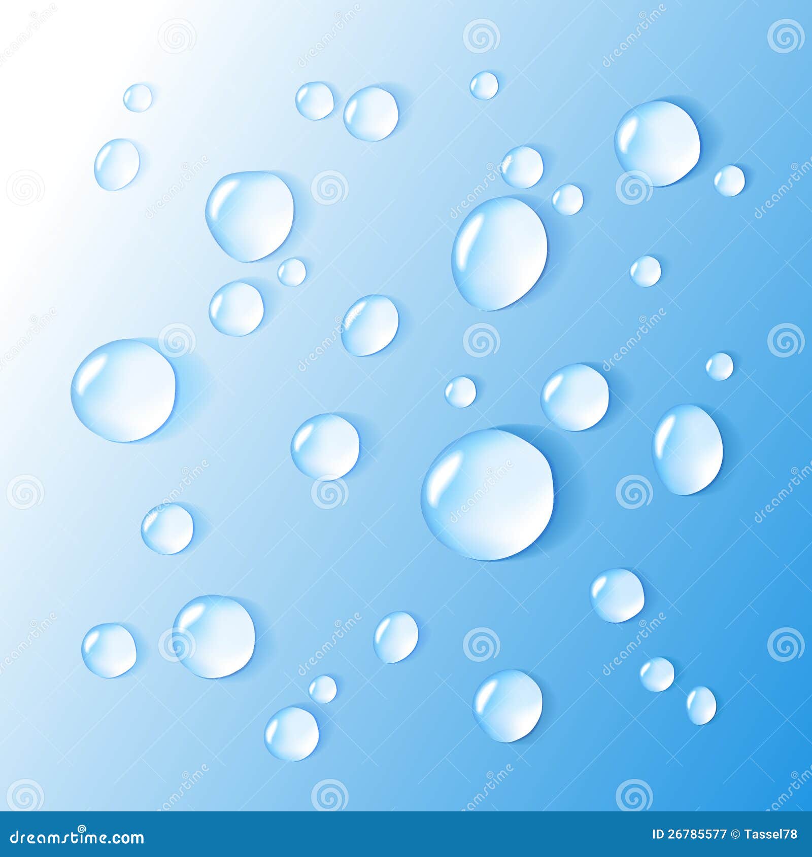 Water Drops Vector Background Stock Vector - Illustration of health ...