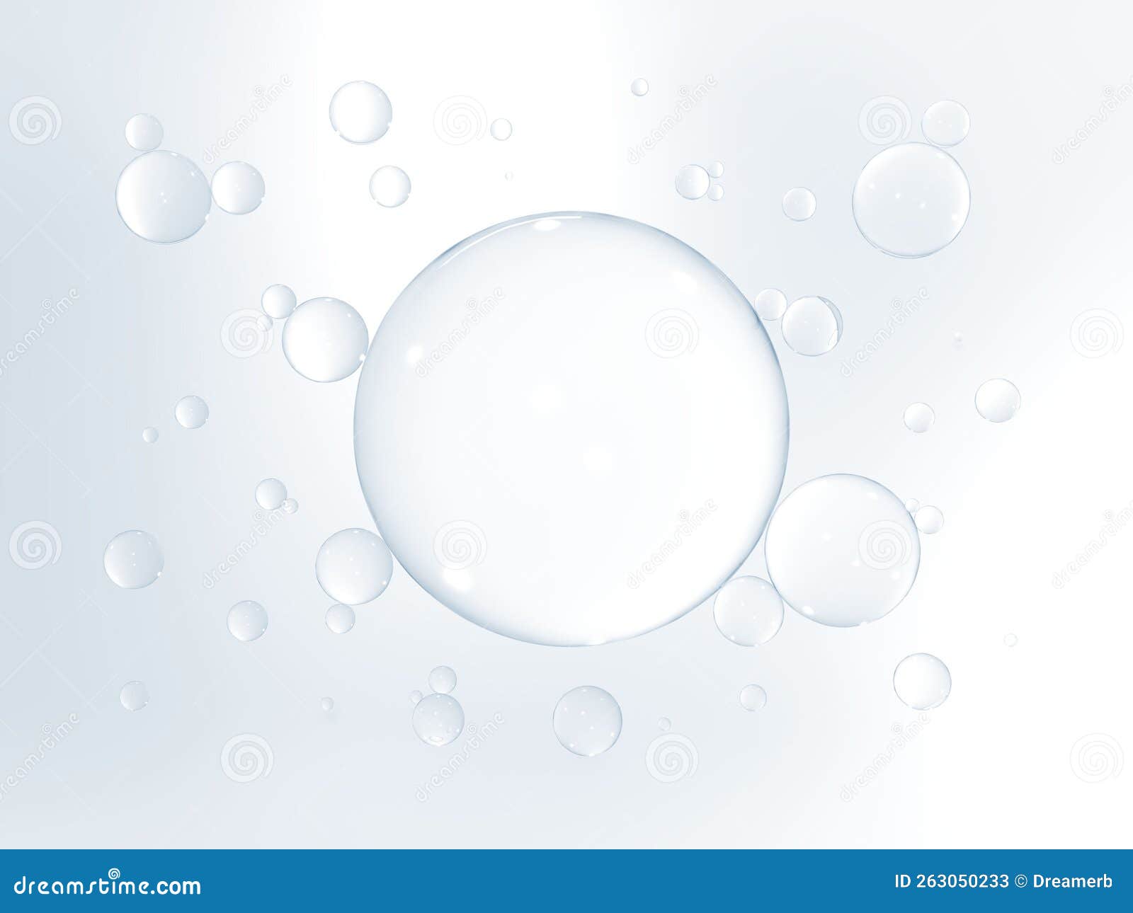 Water Drops on White Background. Stock Illustration - Illustration of ...