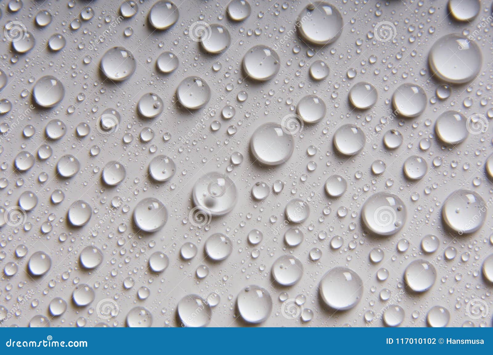 Water Drops on a White Background Stock Photo - Image of fresh ...