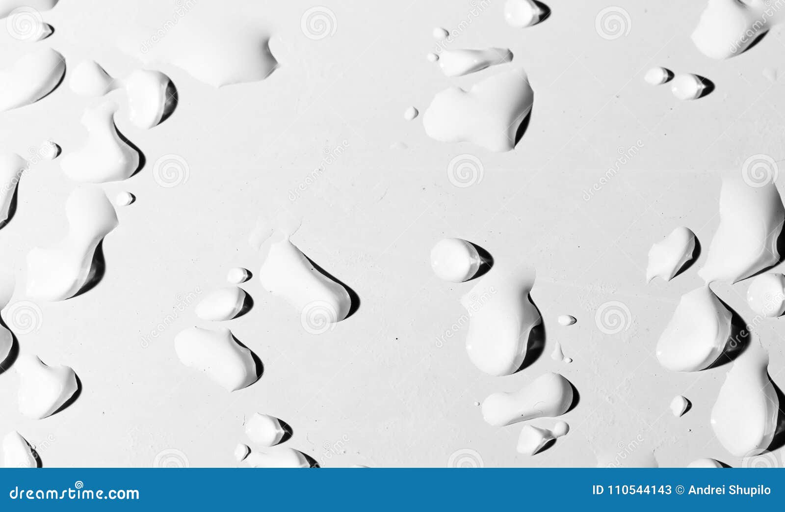Water Drops on a White Background Stock Image - Image of macro, splash ...